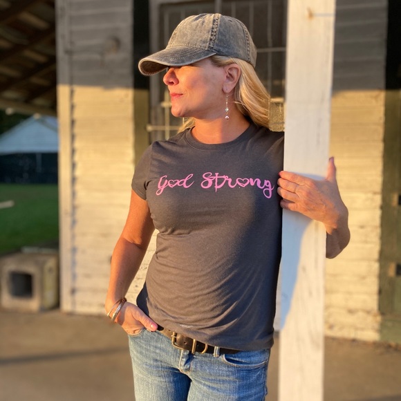 District | Tops | Christian God Strong Tshirt | Poshmark